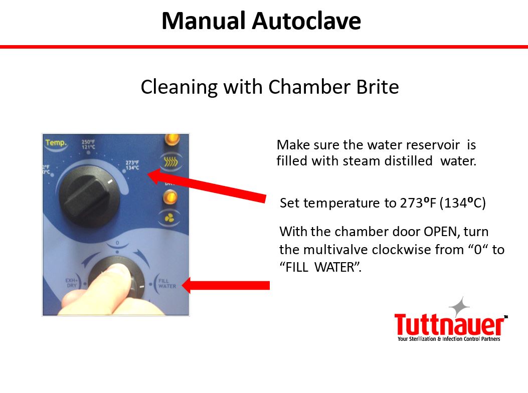 How to Clean with Chamberbrite – Tuttnauer